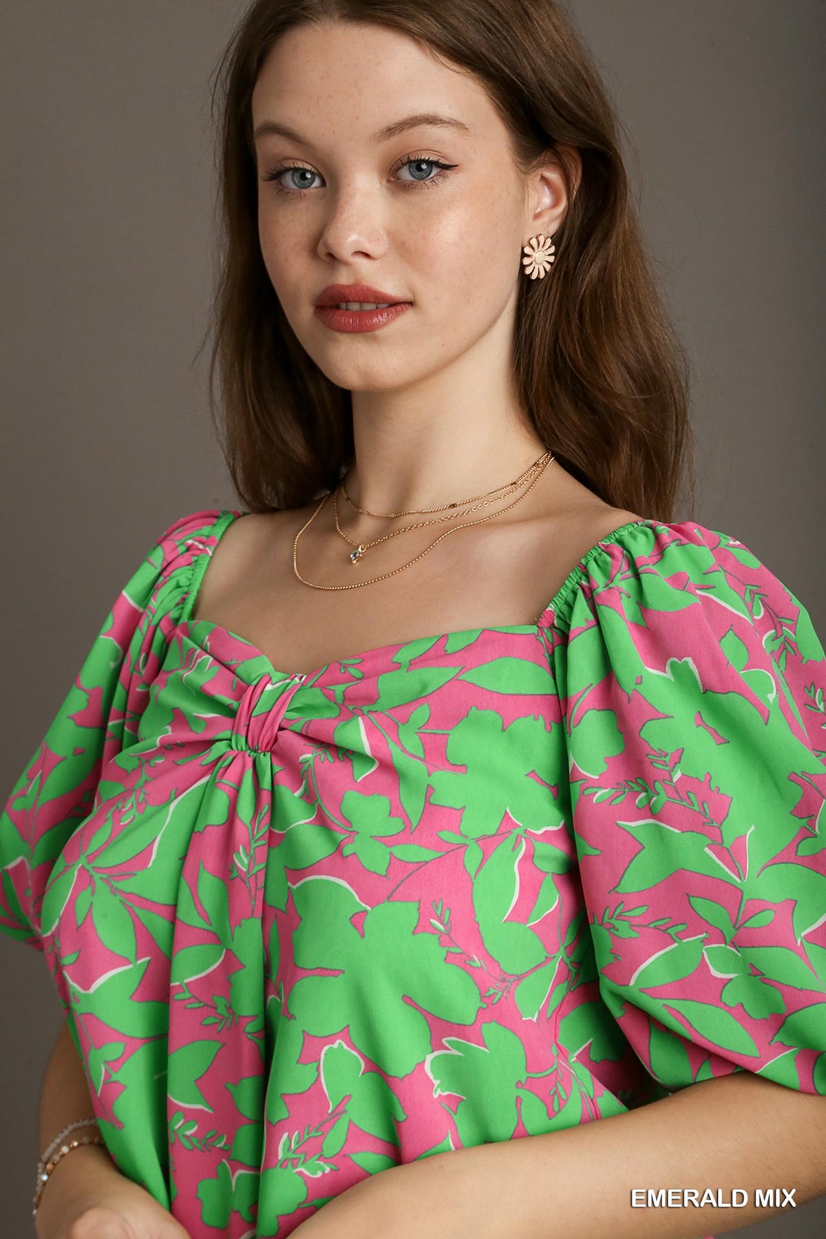 GARCELLE EMERALD TOP - White Rock Country Rags & Doodads LLC